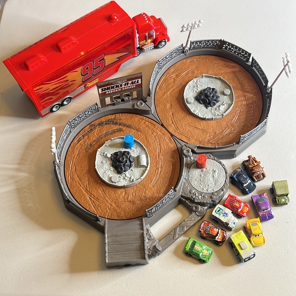 Mattel | Toys | Disney Pixar Cars Mini Racers Crank And Crash Derby ...